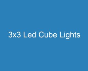 20 Best 3x3 Led Cube Lights [2023] - Curee