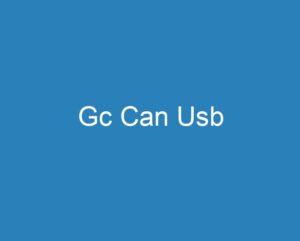 20 Best Gc Can Usb [2023] - Curee